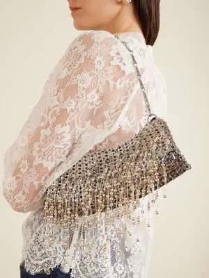Rabanne Chainmail Shoulder Bag With Beaded Detailing