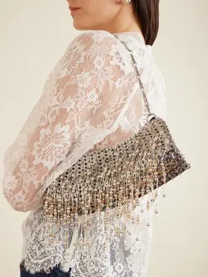 Rabanne Beaded Chainmail Shoulder Bag