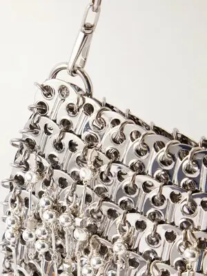 Rabanne Beaded Chainmail Shoulder Bag
