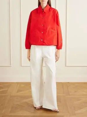 JIL SANDER Logo-embossed Shell Jacket