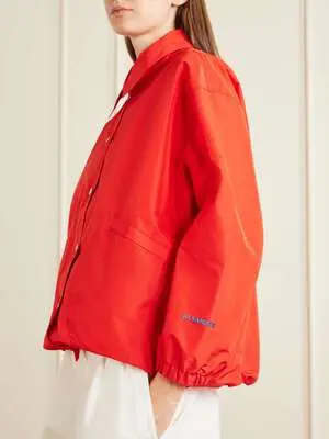 JIL SANDER Logo-embossed Shell Jacket