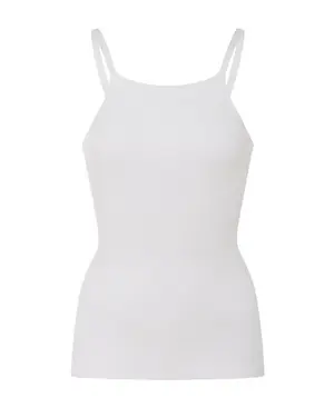THE ROW Logo Sling Top - White