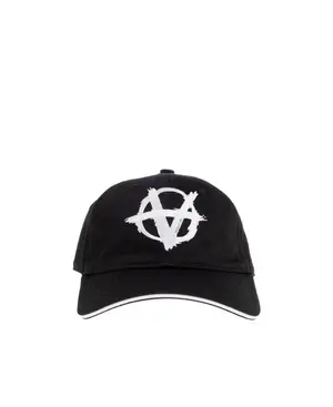 Vetements Logo Hat - Black