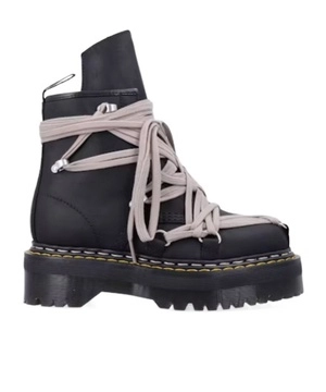 Rick Owens Lace-up Ankle Boots