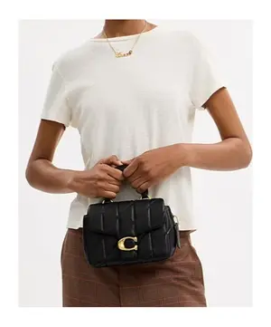 COACH Tabby Quilted Top Handle Bag