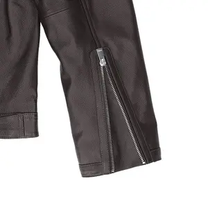 Hugo Boss Long Sleeve Leather Jacket