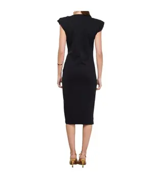 Isabel Marant Étoile Draped Crewneck Dress - Black