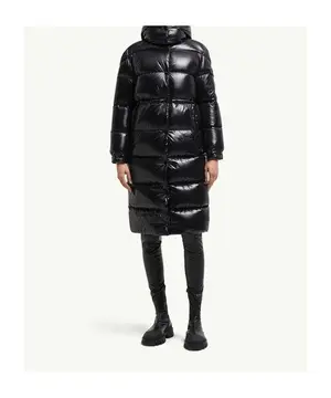 Moncler Cavettaz Hooded Long Down Jacket