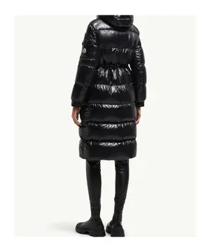 Moncler Cavettaz Hooded Long Down Jacket