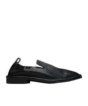 Amiri Leather Slip On Loafers - Black