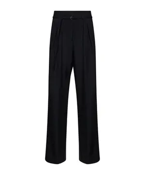 Dries Van Noten Straight-leg Casual Trousers - Black