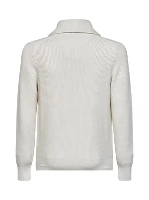 Brunello Cucinelli Shawl Collar Button Cardigan