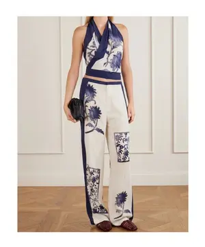 SIR. Printed Silk Blend Camisole