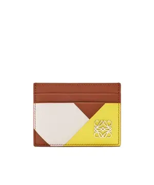 Loewe Leather Cardholder - Multicolor Squirrel