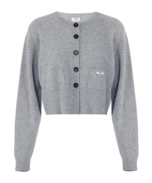 Elisabetta Franchi Cropped Raglan-sleeve Cardigan