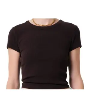 Citizens Of Humanity Ribbed Knit T-shirt - Choco