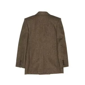 Saint Laurent Double-breasted Long-sleeved Jacket