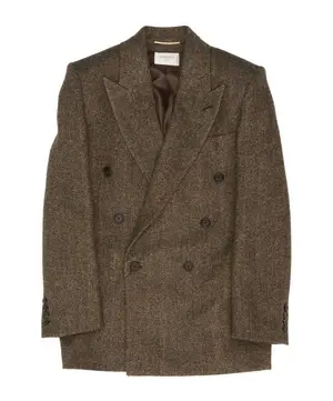 Saint Laurent Double-breasted Long-sleeved Jacket - No