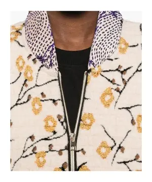 FORTE_FORTE Long-sleeve Zip-fastening Cardigan