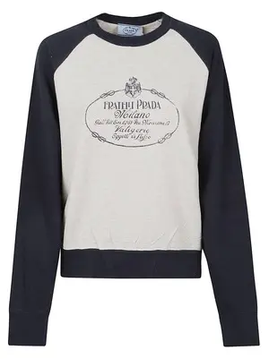 Prada Cotton Crew-neck Sweatshirt