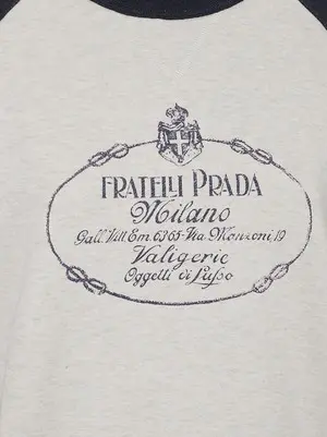 Prada Cotton Crew-neck Sweatshirt