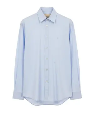 Valentino Garavani Embroidered-logo Long-sleeve Shirt