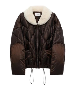 Dorothee Schumacher Puffer Jacket With Lapel Collar