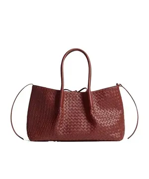 Bottega Veneta Large Pinacoteca - Rust/dark Redwood