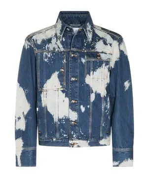 VIVIENNE WESTWOOD Collared Denim Jacket - Blue