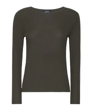 Max Mara Long-sleeved Knitwear - Khaki