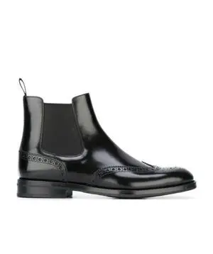 Church's Ketsby Wg Brogue Chelsea Boots - Black