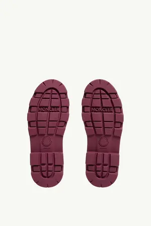 Moncler Vera Edge Leather Ankle Boots