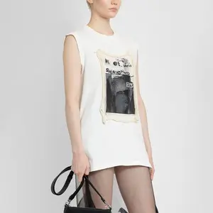 MAISON MARGIELA Graphic Printed Sleeveless T-shirt