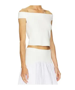Simkhai White Dalton Top