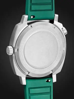 BAMFORD LONDON Gmt Automatic 40mm Titanium And Rubber Watch