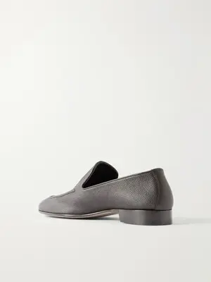 Manolo Blahnik Truro Full-grain Leather Loafers - Brown