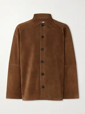 Studio Nicholson Bowe Suede Jacket - Brown