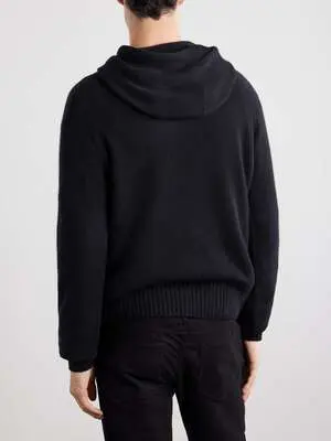 TOM FORD Logo-embroidered Cashmere Hoodie