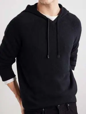 TOM FORD Logo-embroidered Cashmere Hoodie