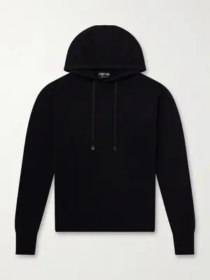 TOM FORD Logo-embroidered Cashmere Hoodie