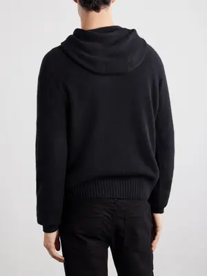 TOM FORD Logo-embroidered Cashmere Hoodie