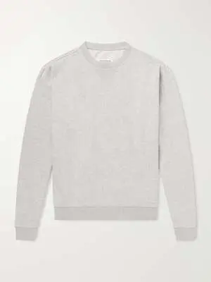 MAISON MARGIELA Double Layered Cotton-fleece Sweatshirt