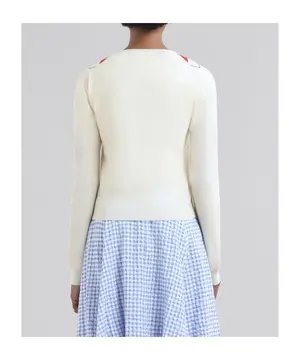 Marni Wool Argyle Cardigan