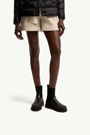Moncler Vera Edge Leather Ankle Boots