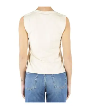 BLUGIRL Lace Trim V-neck Sleeveless Top