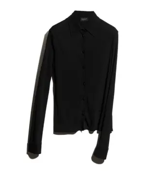 Gucci Lightweight Viscose Crêpe Jersey Shirt - Black