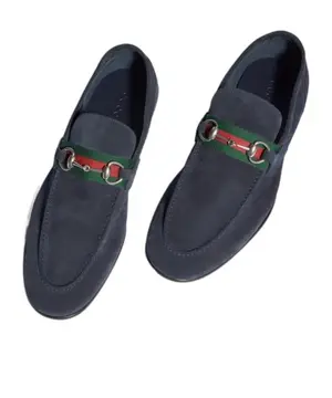 Gucci Como Loafer - Navy Blue