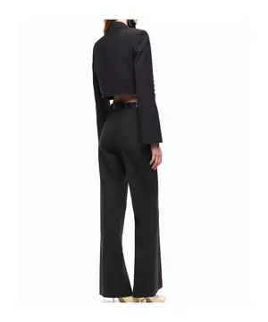 Pinko Lace-up Cropped Jacket
