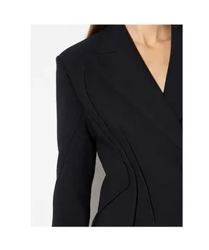 Elisabetta Franchi Tailored Asymmetric Coat