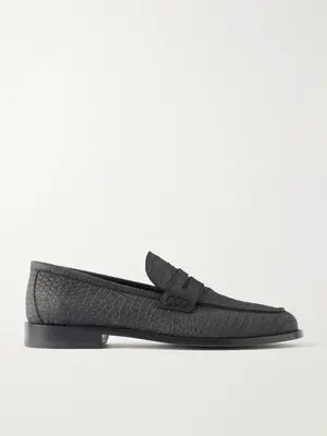 Manolo Blahnik Croc Effect Shoes For Men